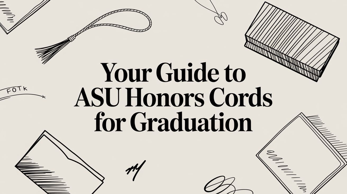 Your Guide to ASU Honors Cords for Graduation – Stoles.com