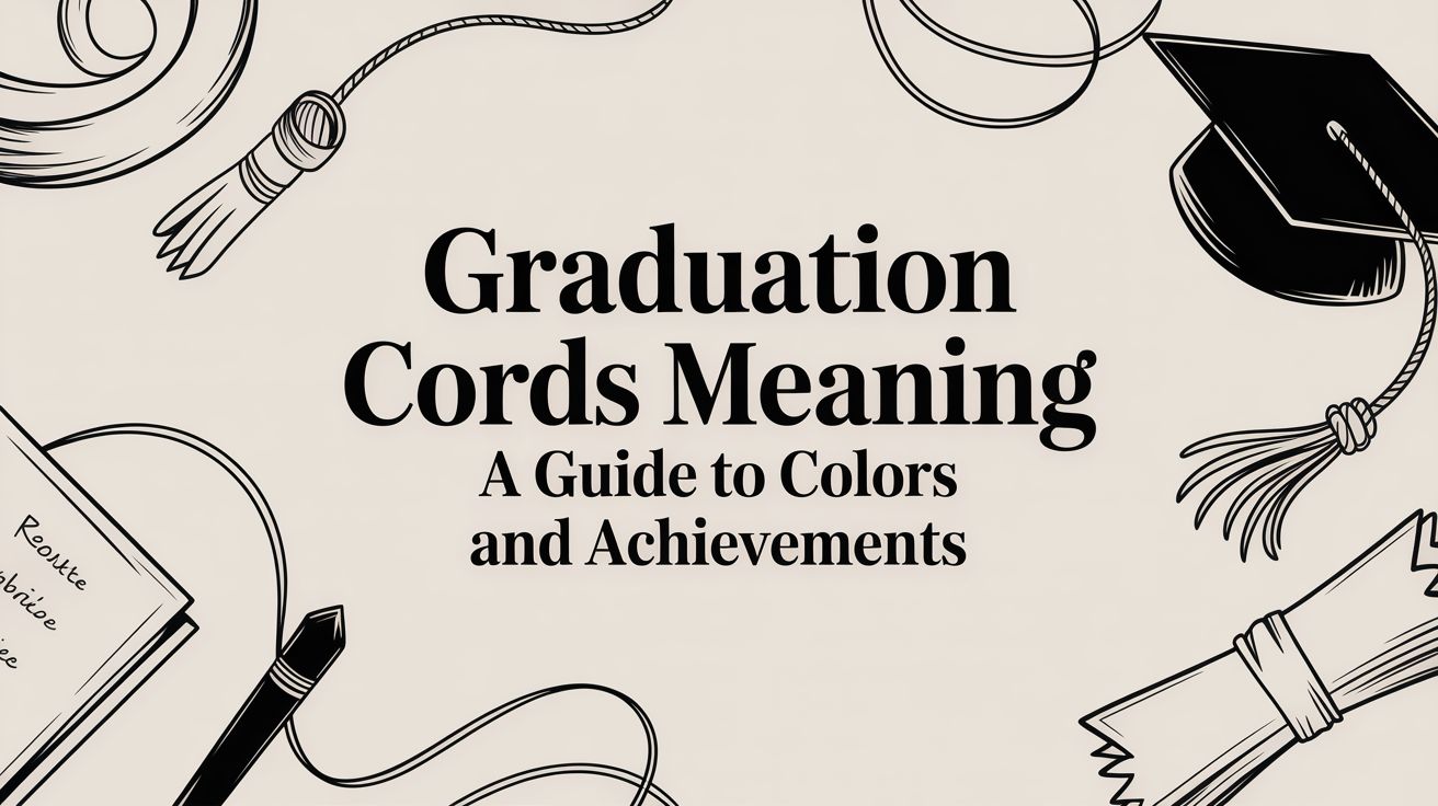 Graduation Cords Meaning: A Guide to Colors and Achievements – Stoles.com