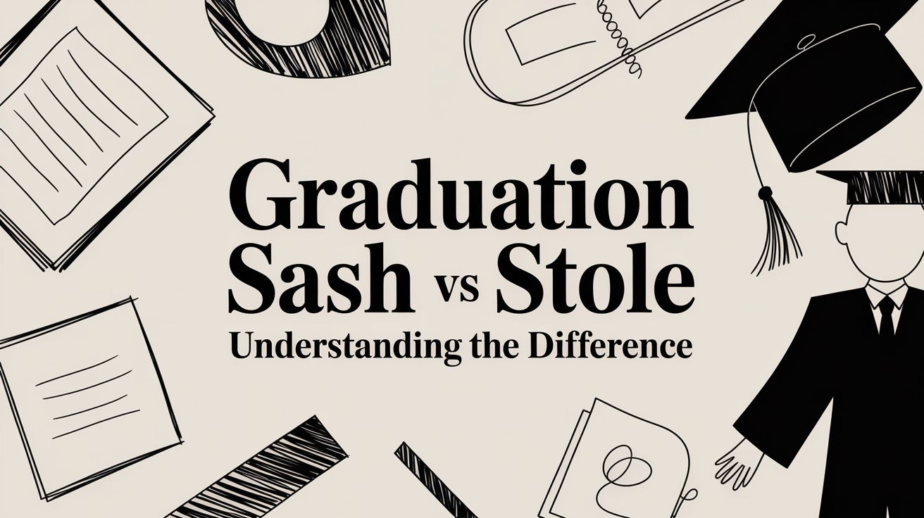 Graduation Sash vs Stole Understanding the Difference – Stoles.com