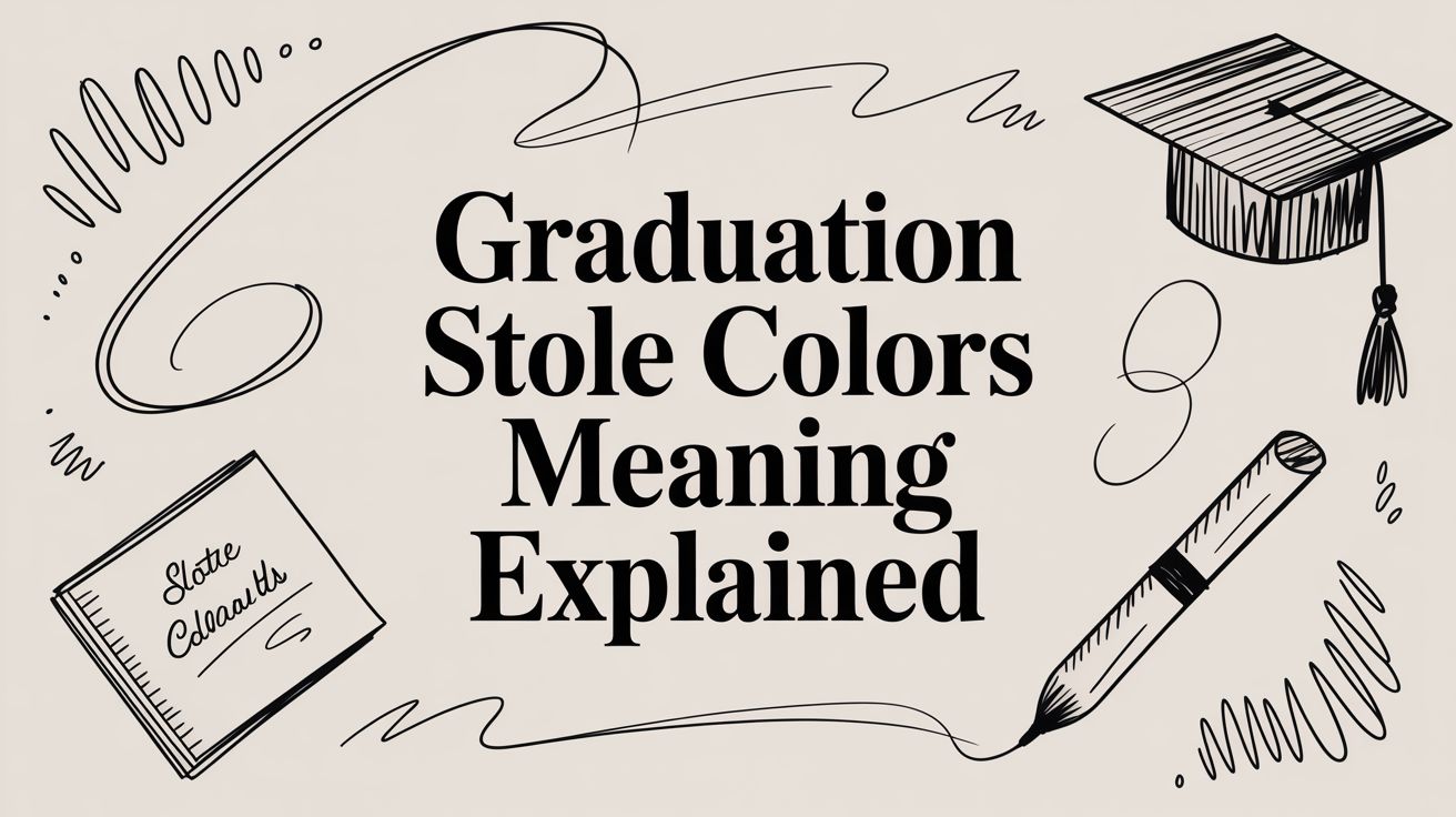 Graduation Stole Colors Meaning Explained – Stoles.com