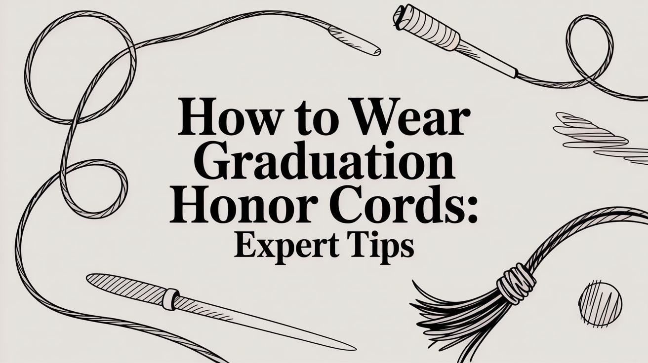 how to wear graduation honor cords: expert tips – Stoles.com