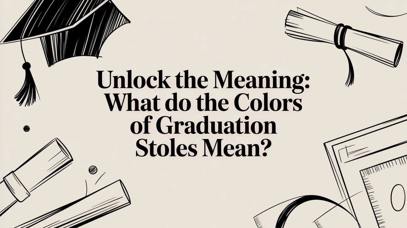 Unlock the Meaning: What Do the Colors of Graduation Stoles Mean ...