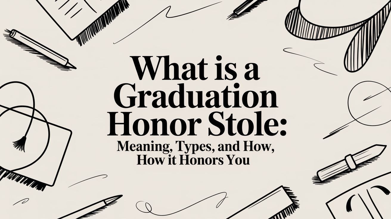 What is a Graduation Honor Stole: Meaning, Types, and How It Honors Yo ...