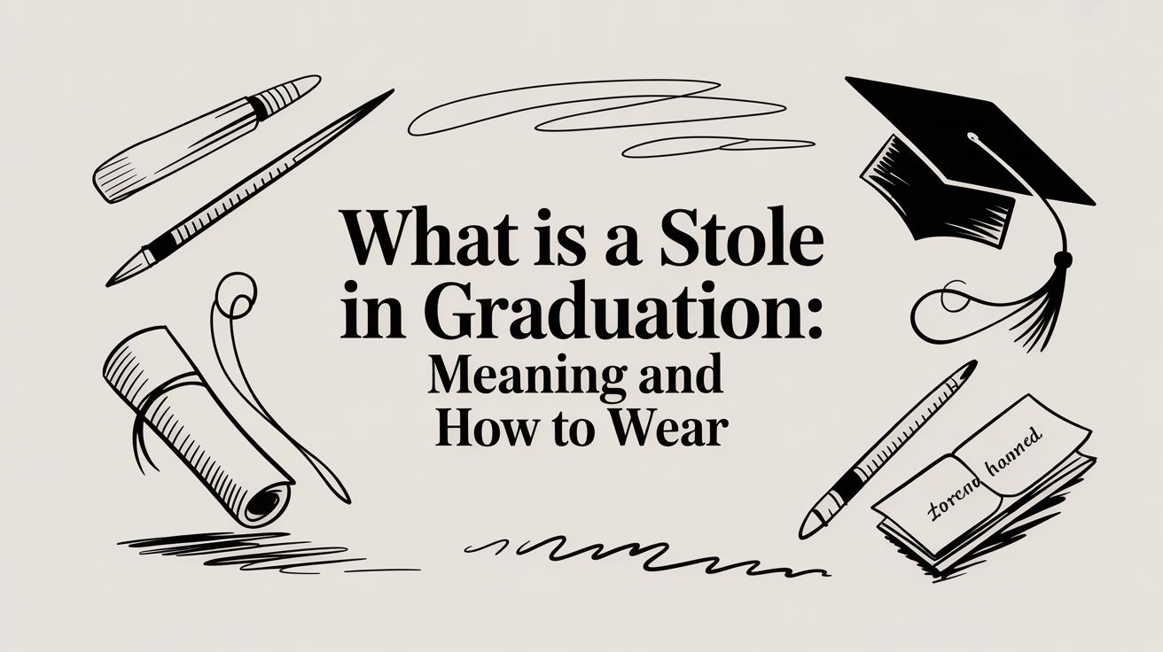 what is a stole in graduation: meaning and how to wear – Stoles.com