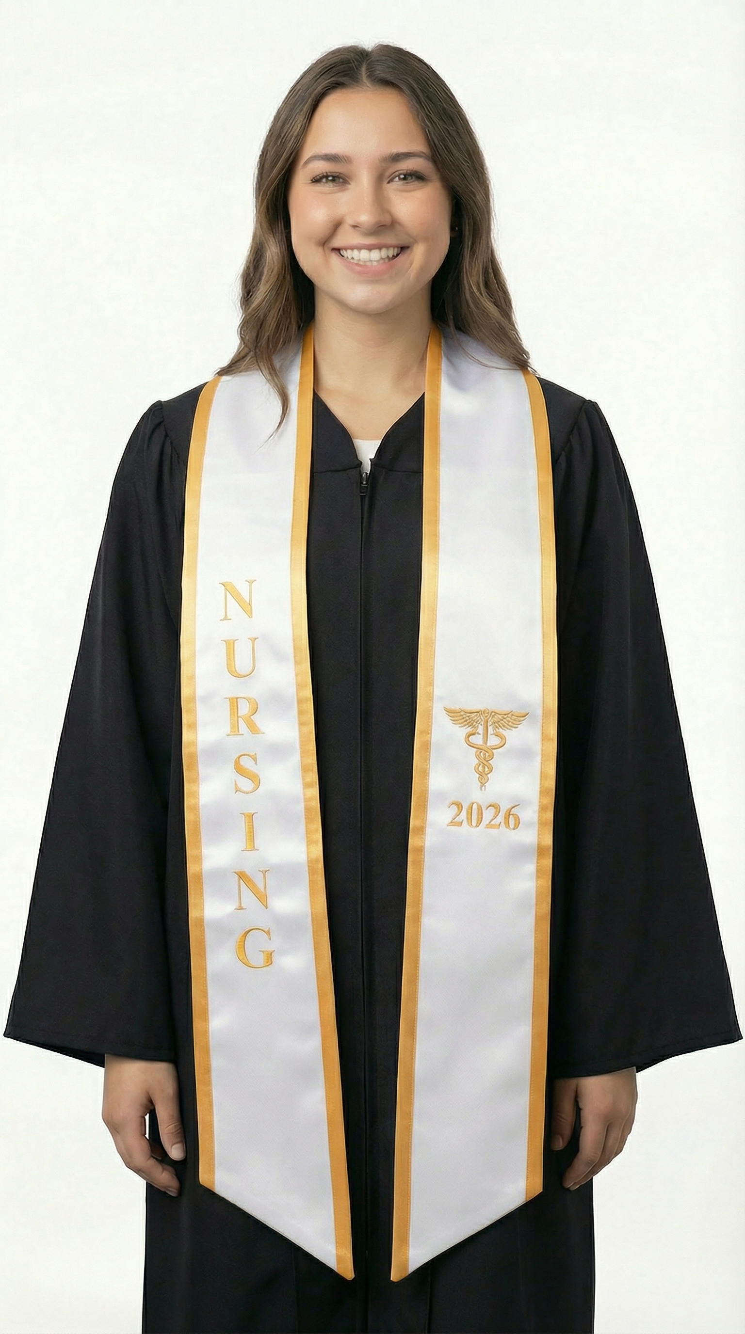 2026 Nursing Graduation Stole with Trim – Stoles.com