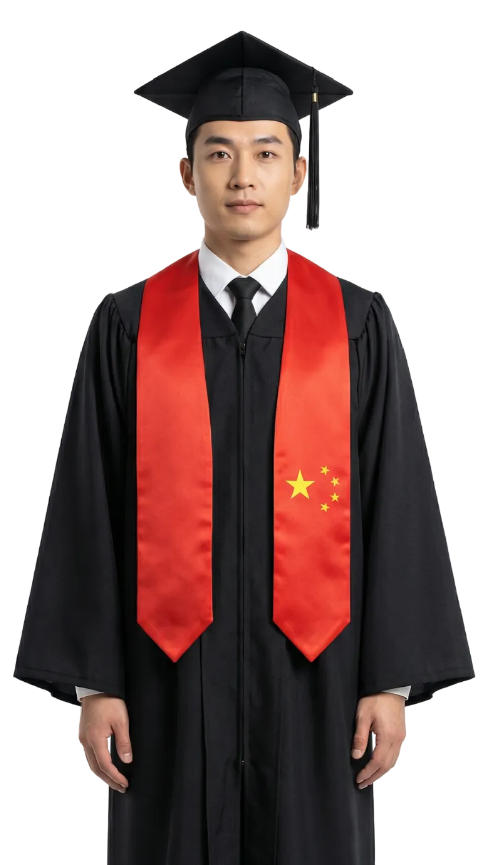 China Graduation Stole - China Flag Sash – Stoles.com