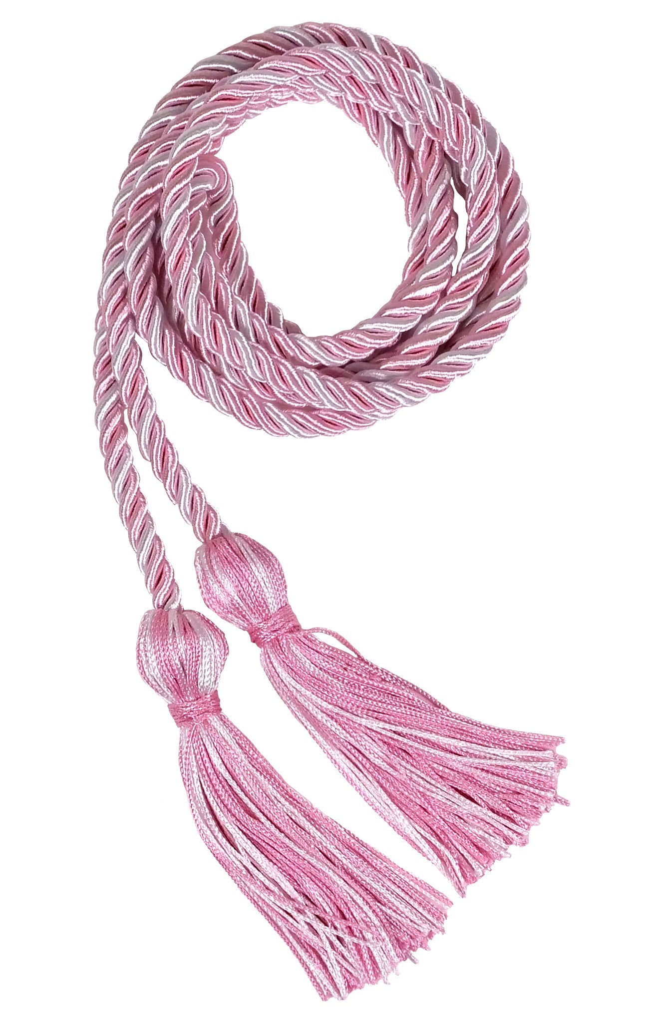 Pink and White Two Color Graduation Honor Cord – Stoles.com