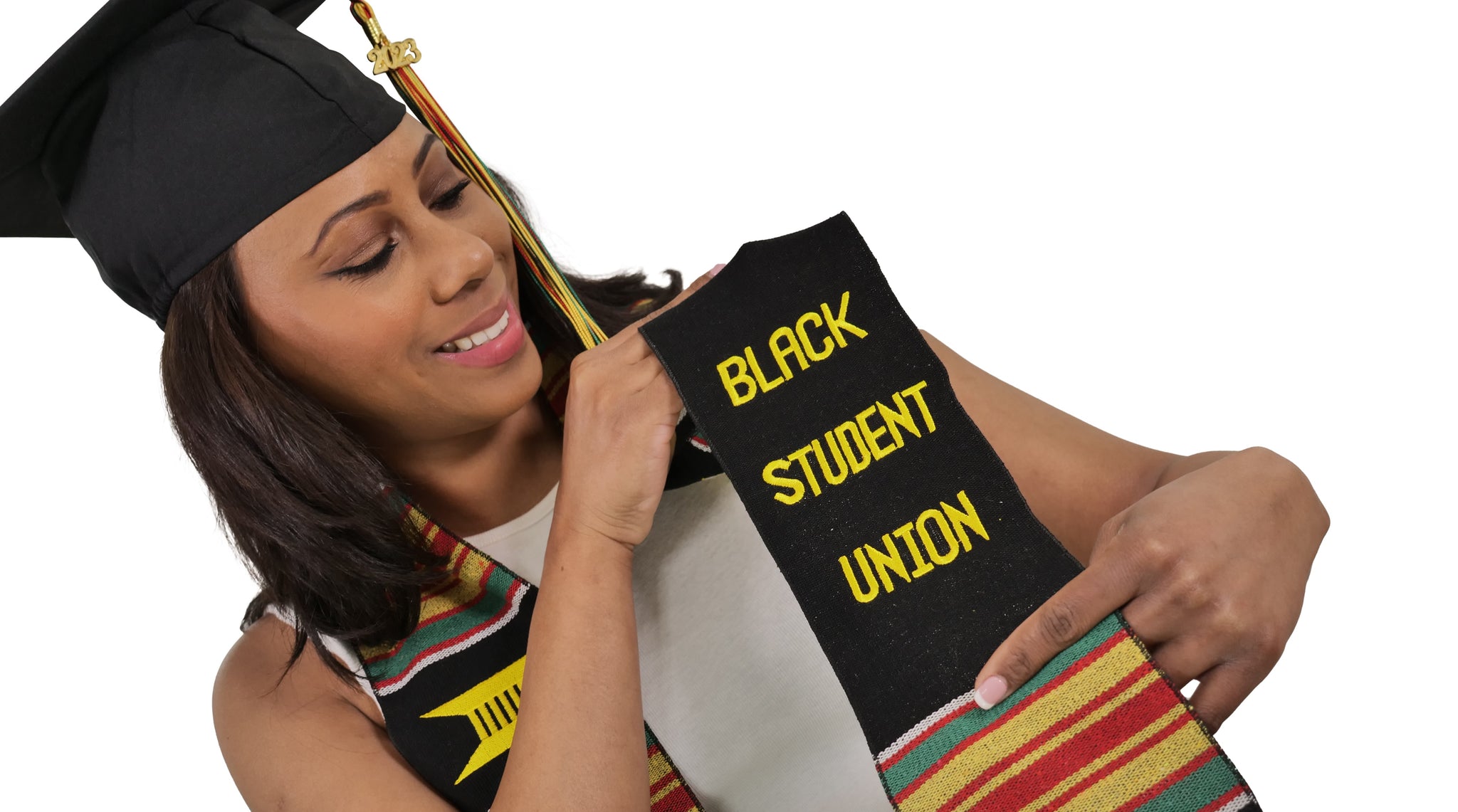 Black Student Union (BSU) Kente Cloth Graduation Stole – Stoles.com