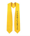 Gold Valedictorian Stole - Valedictorian Graduation Stole – Stoles.com